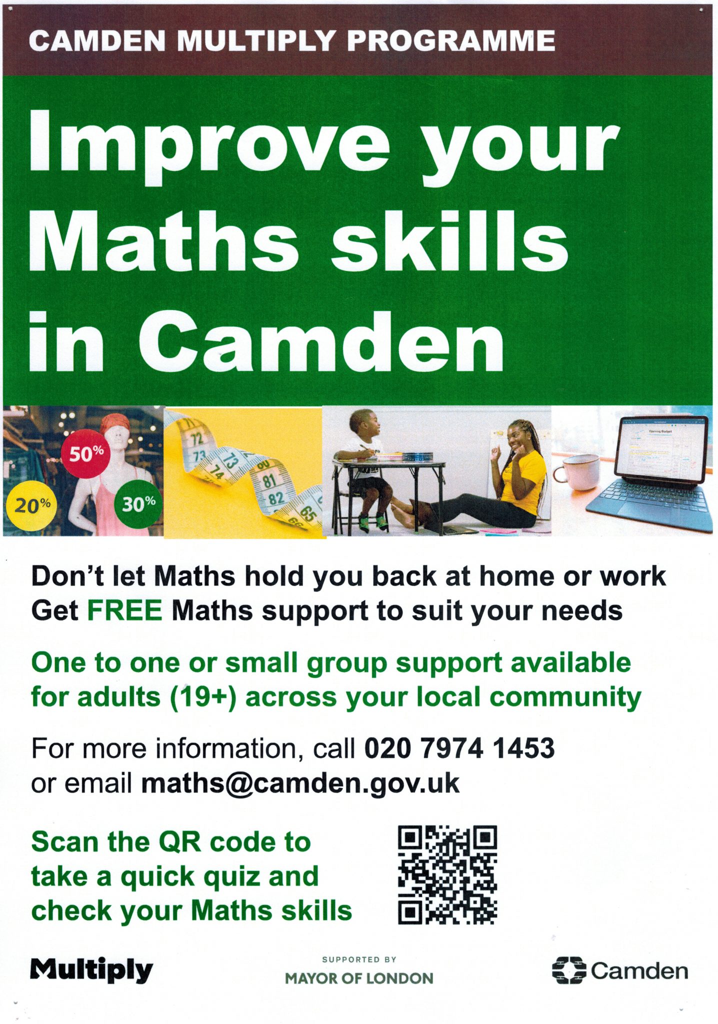 Camden Multiply Programme: Improve Your Maths At Sidings – Serving West ...