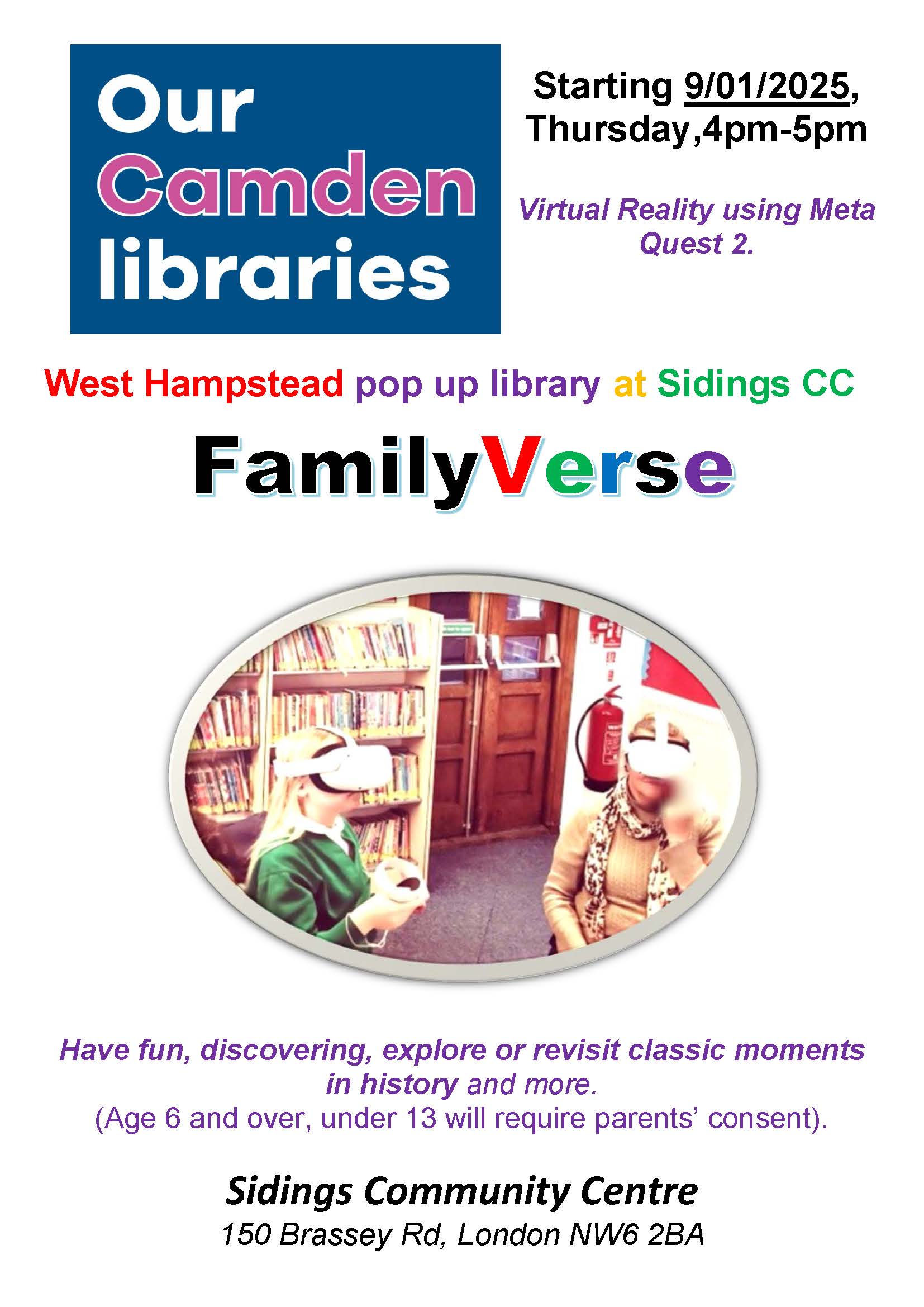 West Hampstead Pop Up Library @ Sidings Community Centre – Serving West ...
